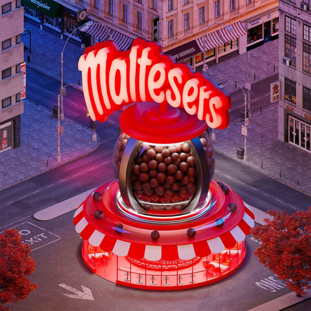 设计师Eslam Mhd 的3D快餐厅场景搭建-古田路9号-品牌创意/版权保护平台