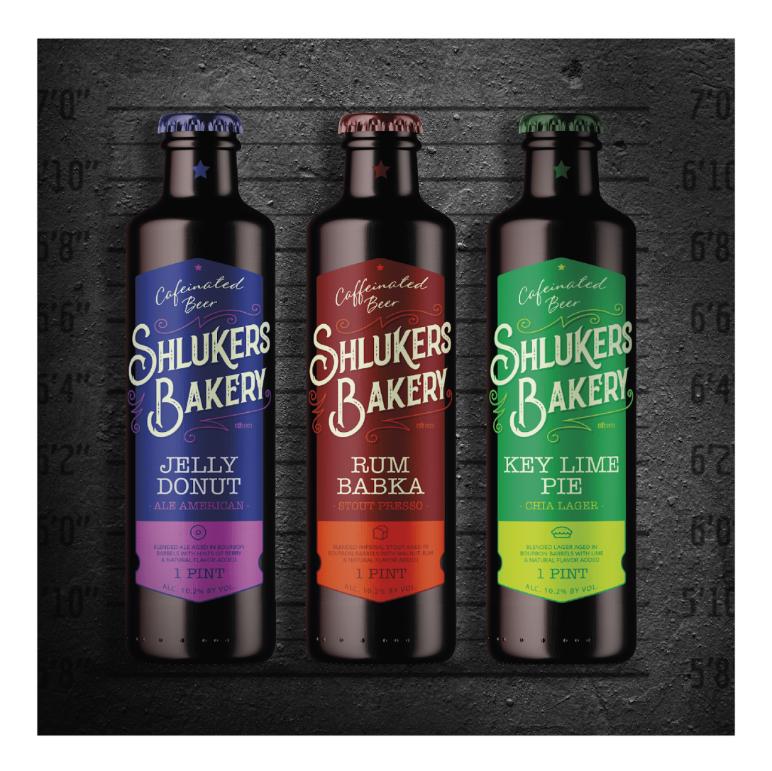 SHLUKERS BAKERY CAFFEINATED BEER-古田路9号-品牌创意/版权保护平台
