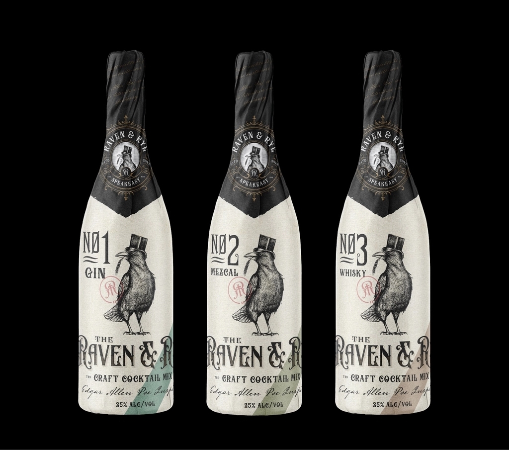 The Raven & Rye Craft Cocktails-古田路9号-品牌创意/版权保护平台