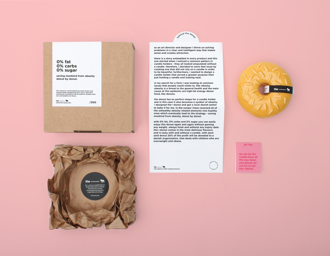 THE—DONUT — Saving makind from obesity-古田路9号-品牌创意/版权保护平台