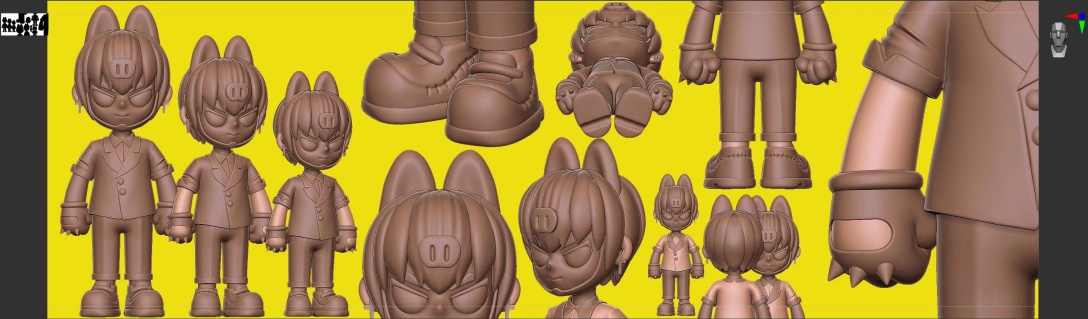 元宇宙角色PANBO-NFT数藏作品-古田路9号-品牌创意/版权保护平台