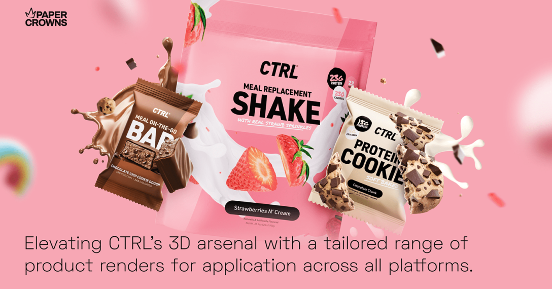 CTRL - 3D Product Animation & Rendering-古田路9号-品牌创意/版权保护平台