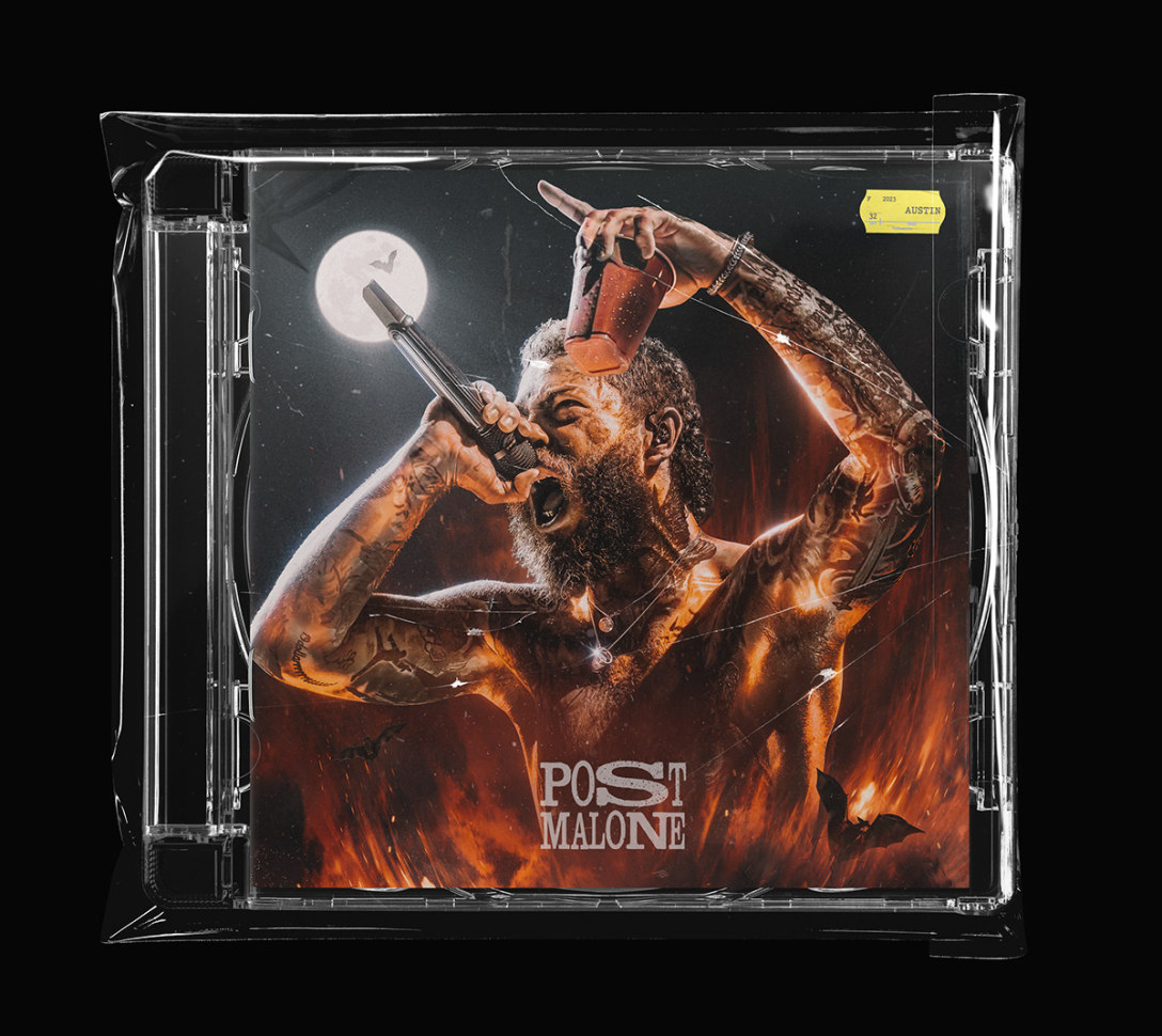 Post Malone || Poster Design-古田路9号-品牌创意/版权保护平台